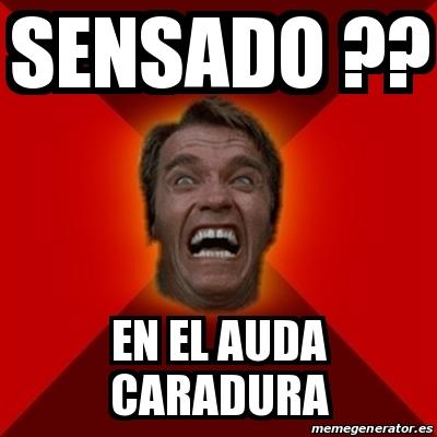 Meme Arnold - Sensado ?? En el auda caradura - 30758139