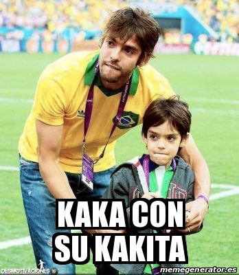 Meme Personalizado - Kaka con su Kakita - 30772747