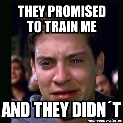 Meme crying peter parker - They promised to train me and they didnÂ´t ...