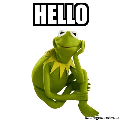 Meme Kermit the frog - Hello - 30787125