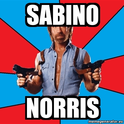 Meme Chuck Norris - Sabino Norris - 30814875