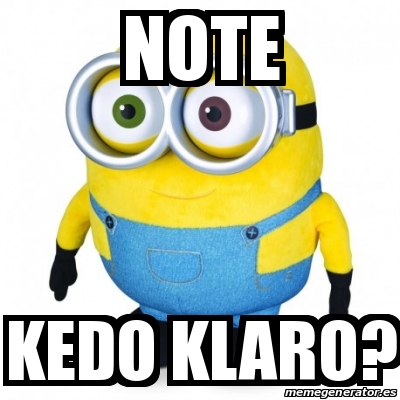 Meme Personalizado - NOTE KEDO KLARO? - 30817260