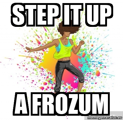 Meme Personalizado - step it up a frozum - 30837336
