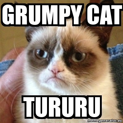 Meme Grumpy Cat - Grumpy cat Tururu - 30840218