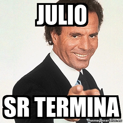 Meme Julio Iglesias - Julio Sr termina - 30840365