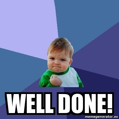 Meme Bebe Exitoso - WELL DONE! - 30840660