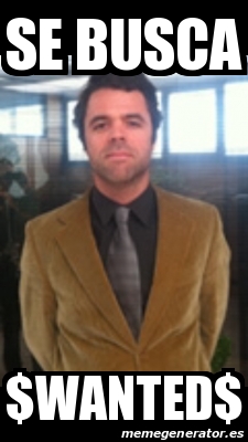 Meme Personalizado - Se busca $wanted$ - 30841608