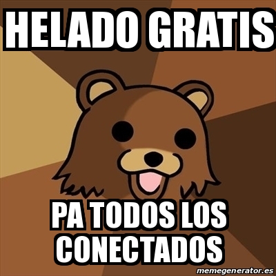 Meme Pedobear - helado gratis pa todos los conectados - 30845860