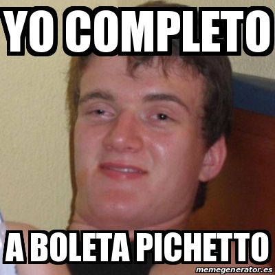 Meme Stoner Stanley - Yo completo A boleta pichetto - 30862183