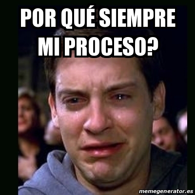 Meme crying peter parker - Por quÃ© siempre mi proceso? - 30868477
