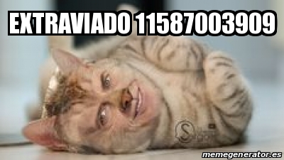Meme Personalizado - Extraviado 11587003909 - 30874755