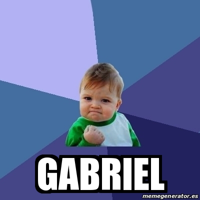 Meme Bebe Exitoso - GABRIEL - 30880365