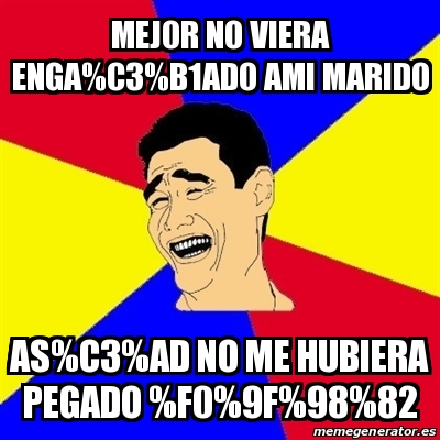 Meme Yao Ming - Mejor no viera enga%C3%B1ado ami marido As%C3%AD no me ...