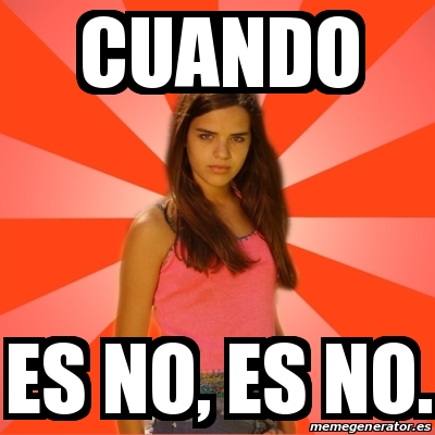 Meme Jealous Girl - cuando es no, es no. - 30092549