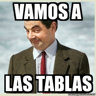 Meme Mr Bean - Vamos a Las tablas - 30933550