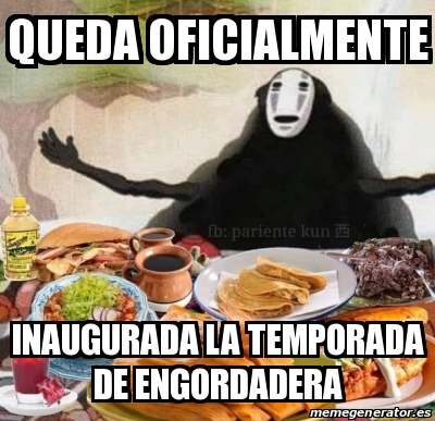 Meme Personalizado - Queda oficialmente Inaugurada la temporada de ...