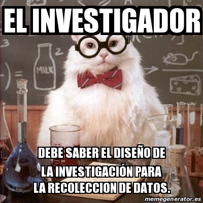 Meme Chemistry Cat - El investigador debe saber el diseÃ±o de la ...