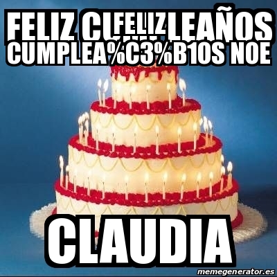 Meme Personalizado - Feliz cumplea%C3%B1os NOE - 30964665