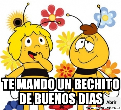 Meme Personalizado - Te mando un bechito de buenos dias - 30977541
