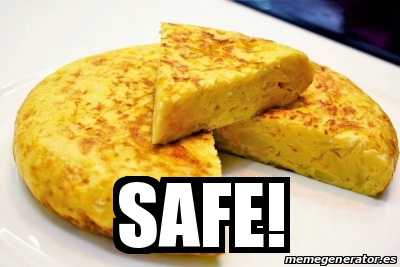 Meme Personalizado - Safe! - 30980028