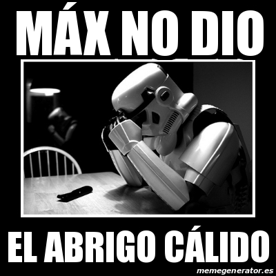 Meme Sad Trooper - MÃ¡x no dio El abrigo cÃ¡lido - 31112557