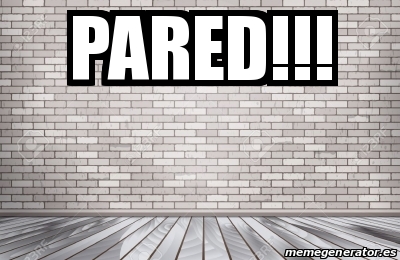 Meme Personalizado - PARED!!! - 31129541