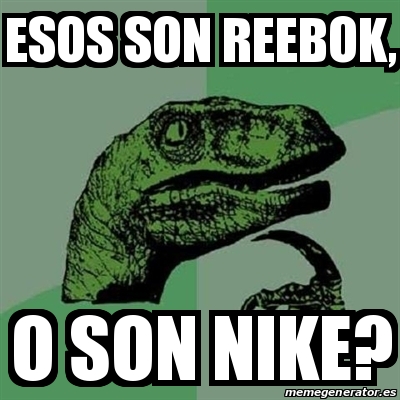 Meme Filosoraptor - esos son reebok, o son nike? - 31135756