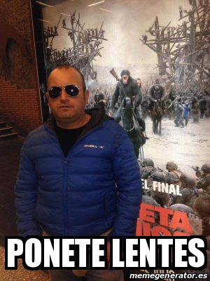 Meme Personalizado - Ponete lentes - 31146514