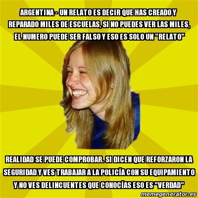 Meme Trologirl - argentina - un relato es decir que has creado y ...