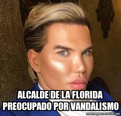Meme Personalizado - Alcalde de La Florida Preocupado por vandalismo ...