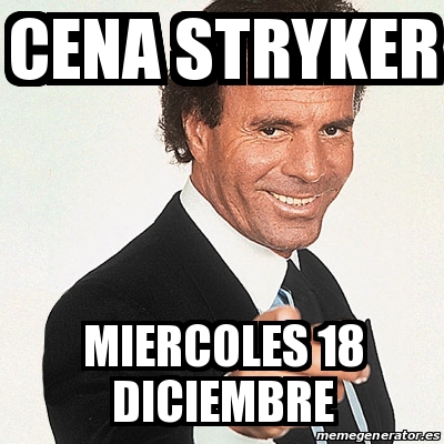 Meme Julio Iglesias - CENA STRYKER MIERCOLES 18 DICIEMBRE - 31151585