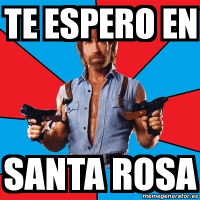 Meme Chuck Norris - te espero en santa rosa - 31152460