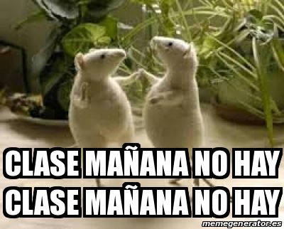 Meme Personalizado - clase maÃ±ana no hay clase maÃ±ana no hay - 31160519