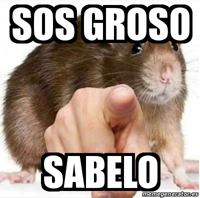 Meme Personalizado - SOs groso Sabelo - 31171577