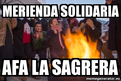 Meme Personalizado - Merienda solidaria AFA la sagrera - 31172866