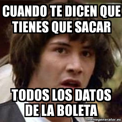 Meme Keanu Reeves - cuando te dicen que tienes que sacar todos los ...