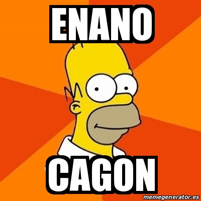Meme Homer - Enano Cagon - 31178808