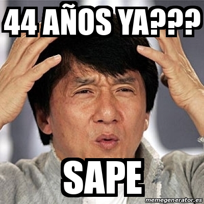 Meme Jackie Chan - 44 aÃ±os ya??? Sape - 31181450