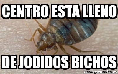 Meme Personalizado - Centro esta lleno De jodidos bichos - 31188303