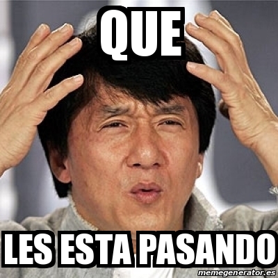 Meme Jackie Chan - que les esta pasando - 31199059