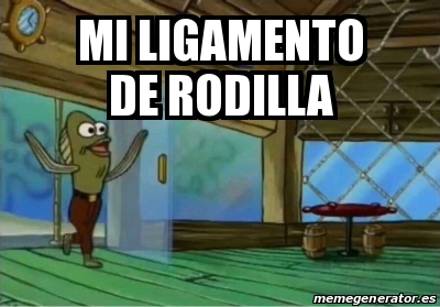 Meme Personalizado - Mi ligamento de rodilla - 31199079