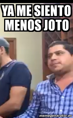 Meme Personalizado - Ya me siento menos joto - 31200011