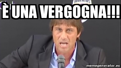 Meme Personalizado - Ãˆ UNA VERGOGNA!!! - 31200850