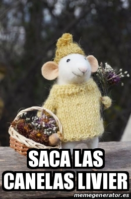 Meme Personalizado - Saca las canelas Livier - 31200962