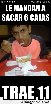 Meme Personalizado - Le mandan a sacar 6 cajas Trae 11 - 31201200