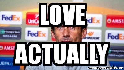 Meme Personalizado - Love actually - 31202505