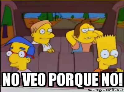 Meme Personalizado - No veo porque no! - 31206094