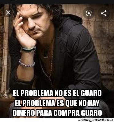 Meme Personalizado - el problema no es el guaro el problema es que no ...
