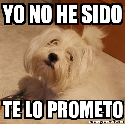 Meme Personalizado - YO NO HE SIDO Te lo prometo - 31221299