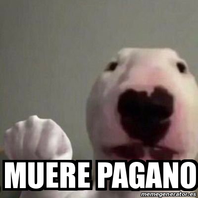 Meme Personalizado - mUERE PAGANO - 31229315